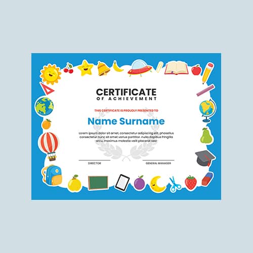 Primary School Achievement Certificate